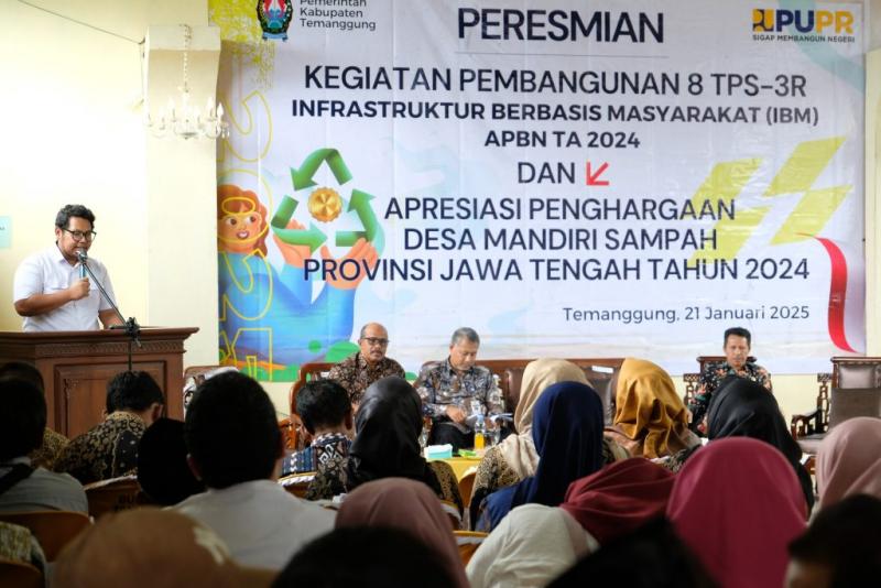 Temanggung Resmikan 8 TPS3R untuk Kelola Sampah Berbasis Masyarakat