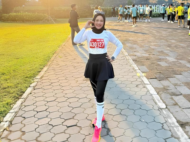 Rekomendasi Outfit Lari Hijab Friendly ala Pelari Asal Pati